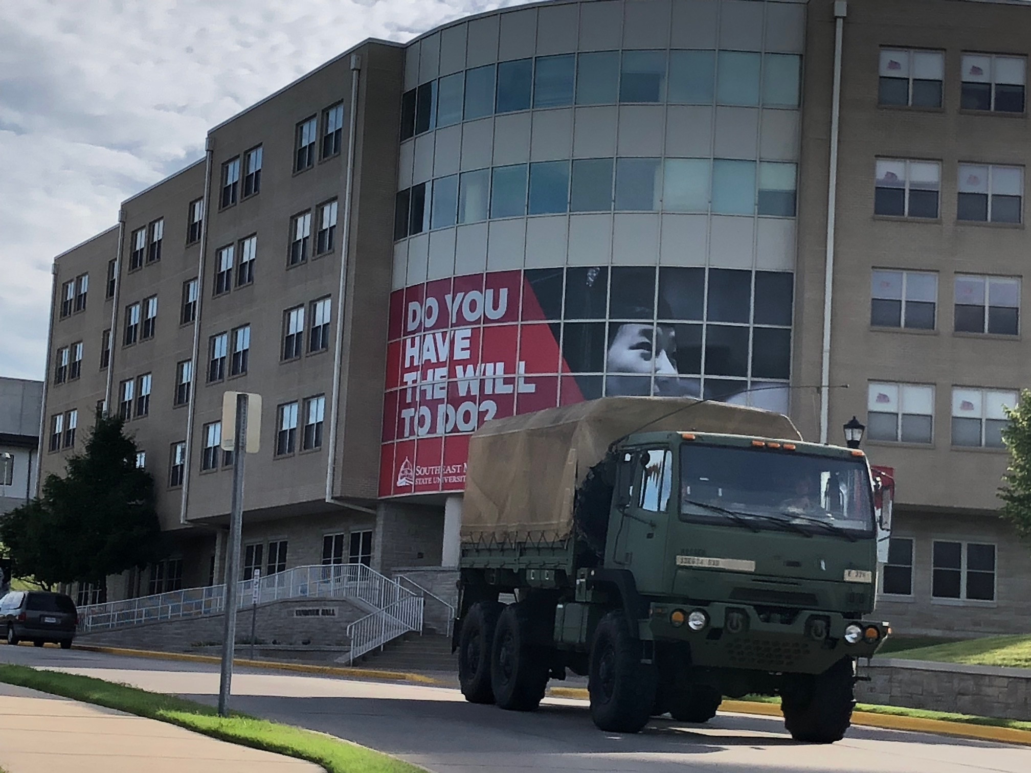 Southeast Housing Illinois National Guard During Flood Recovery