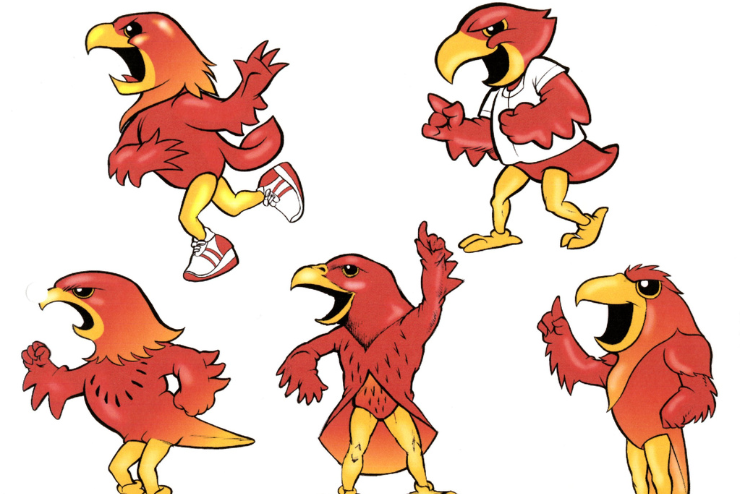 Mascots Then and Now